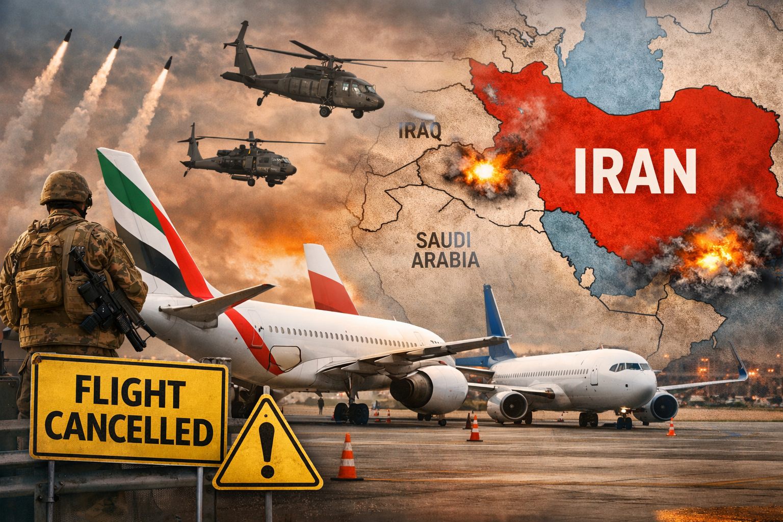 Global Flight: Iran Airspace Closed - Global Affairs Hub 247