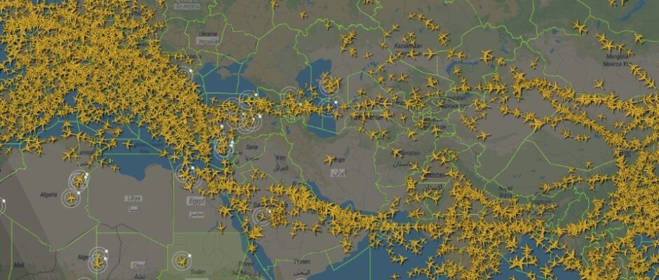 Global Flight: Iran Airspace Closed - Global Affairs Hub 247